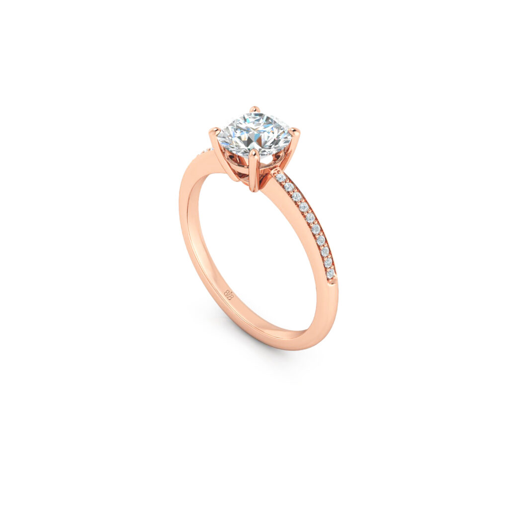 Outstanding Angel Engagement Ring - BB Designer Jewellers