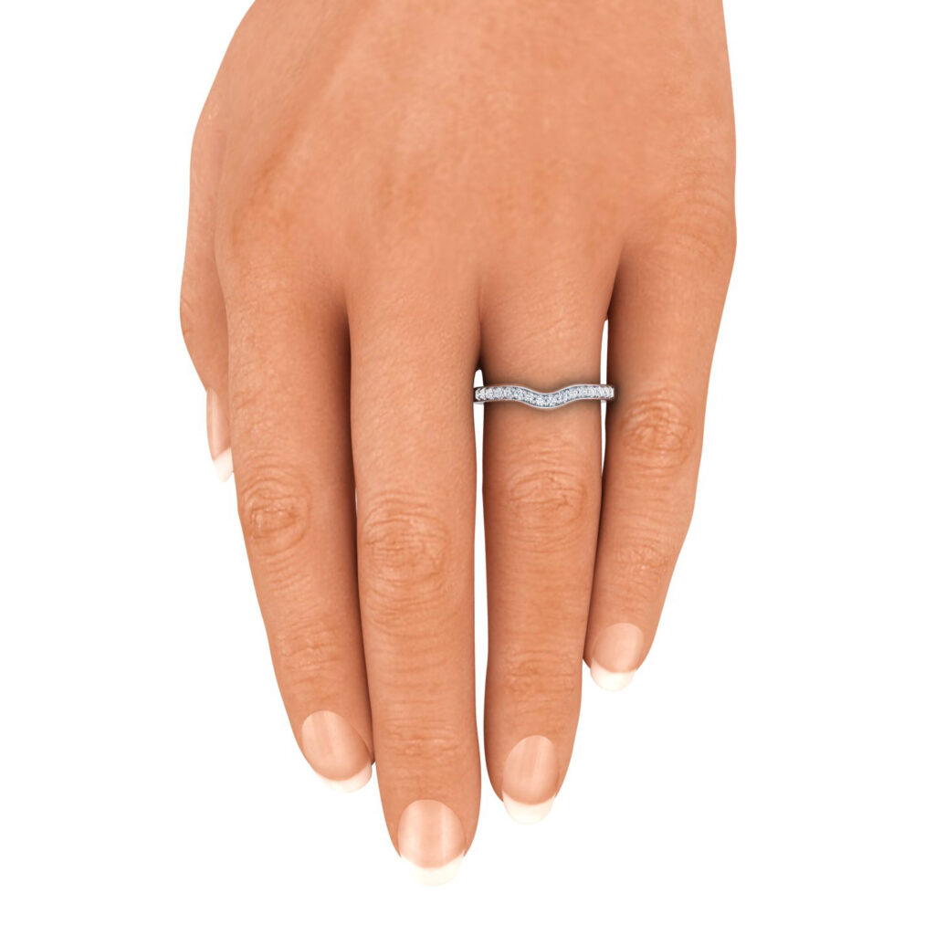 Nicolette Wedding Ring - BB Designer Jewellers